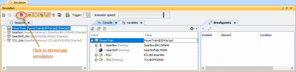 Running a Simulation Configuration