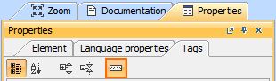 Properties tab