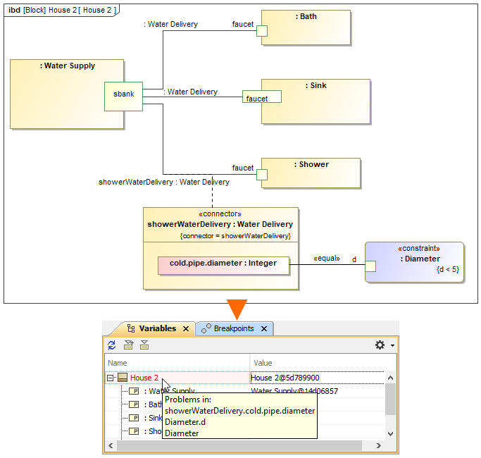 Using Association Block as Connector type