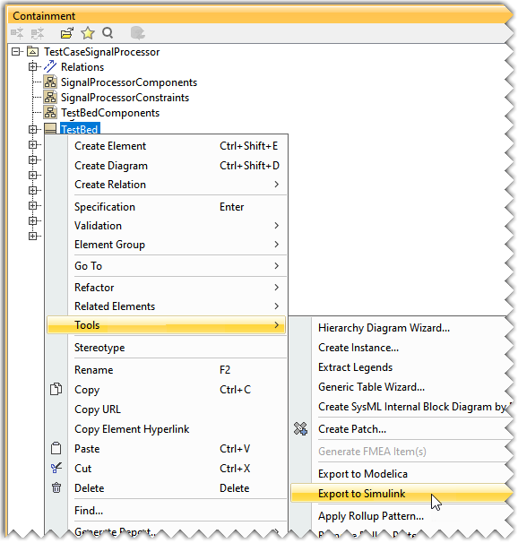 Signal Processor example to Simulink model
