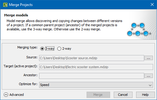 Starting Model Merge