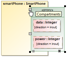 Enabling Part compartments on Port shape - SysML Plugin 2024x Refresh2 - No Magic Product ...