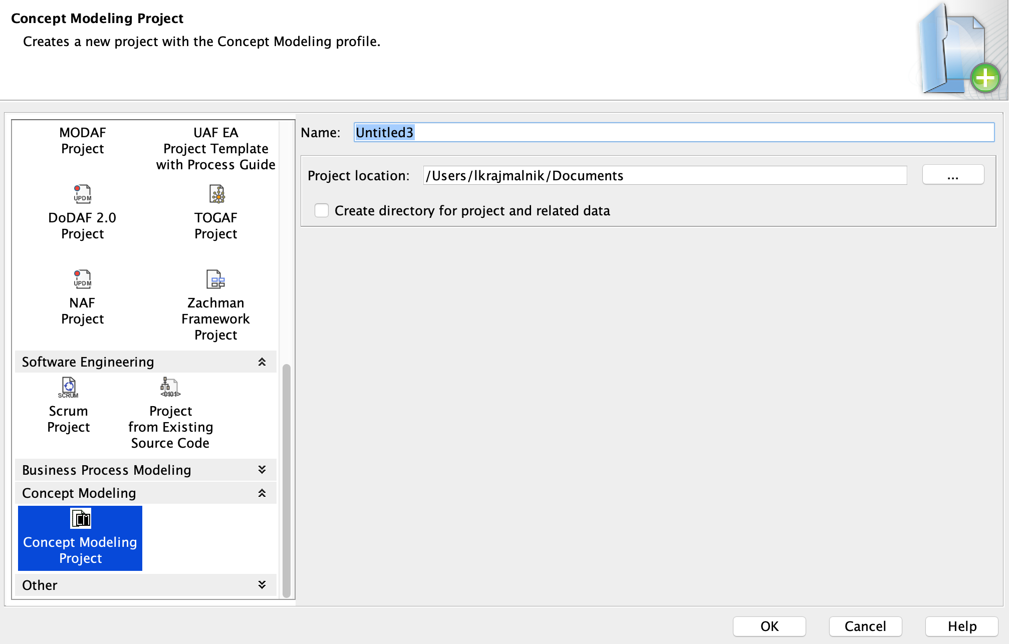 Cameo Concept Modeler (CCM) Quick Start Guide