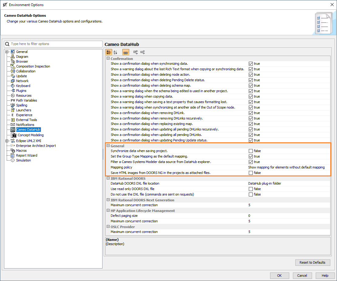 General - Cameo DataHub 2021x - No Magic Documentation